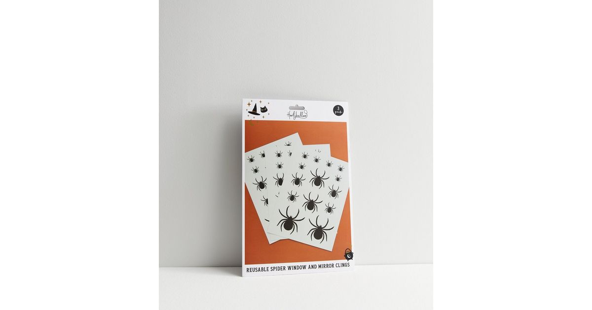 Hootyballoo Black Halloween Spider Window Stickers | New Look