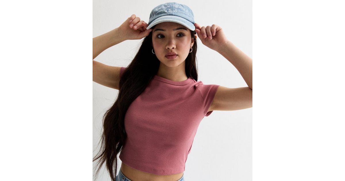 Girls Pink Cap Sleeve Crop Top | New Look