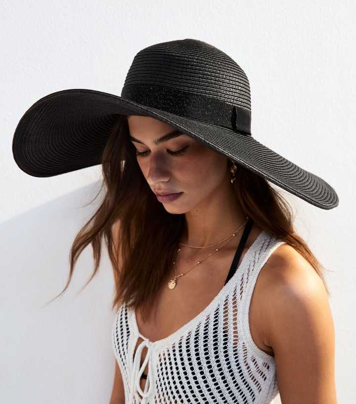 floppy black hat