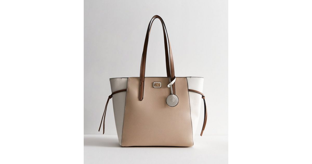 Light Brown Leather-Look Tote Bag | New Look