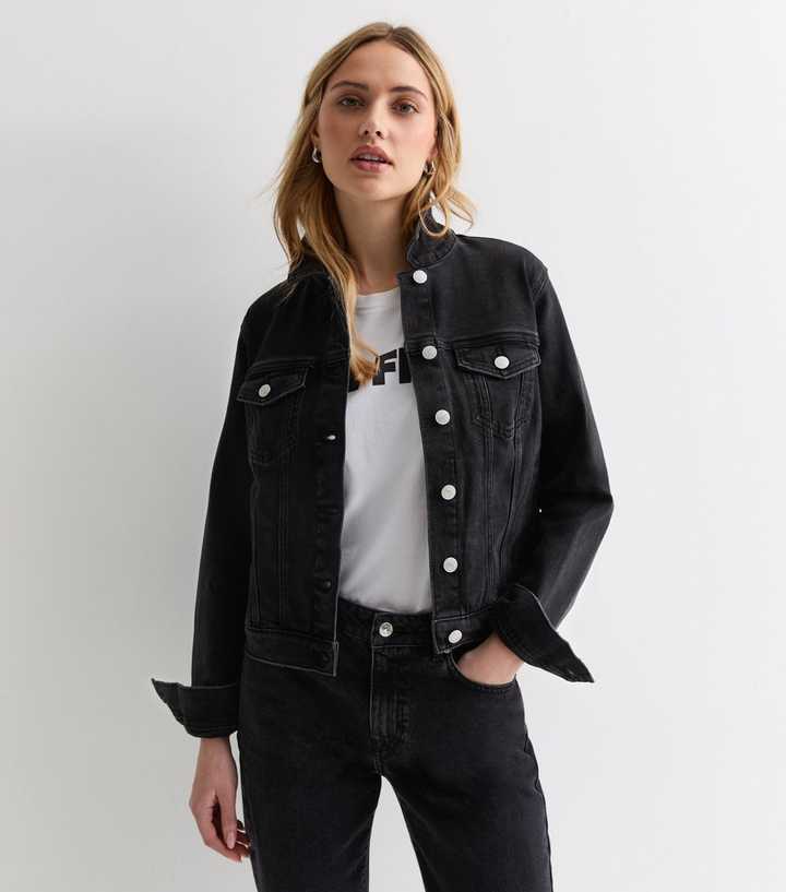 Black Denim Jacket | New Look