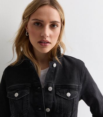 Black Denim Jacket | New Look