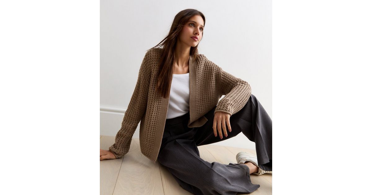 Mink Stitch Knit Cardigan | New Look