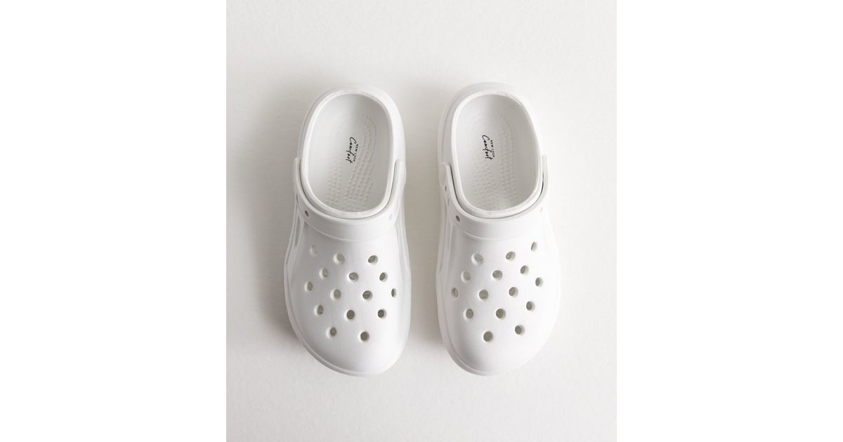 White Clogs | New Look