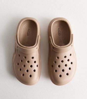Light Brown Clogs | New Look