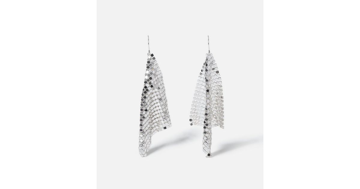 Muse Silver Chain Waterfall Drop Earrings | New Look