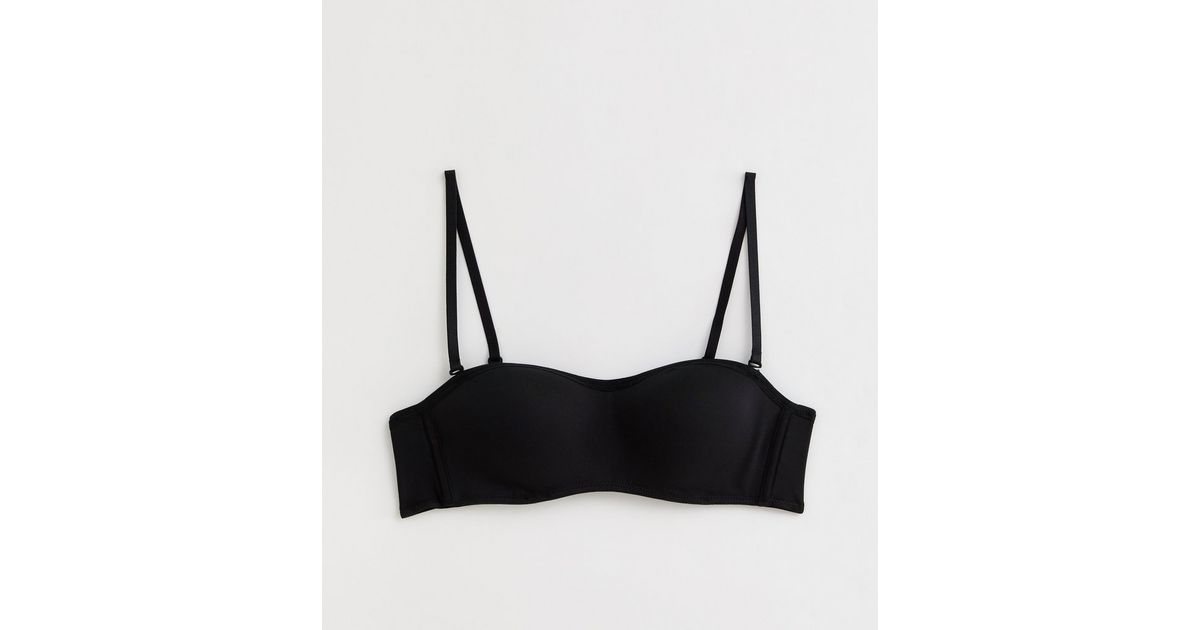 Girls Black Multiway Bandeau Bra | New Look