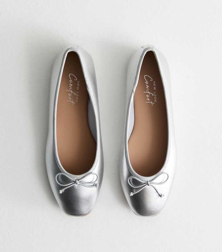 Metallic Ballerina Flats Women's Frankie Cognac Metallic Ballet Flats