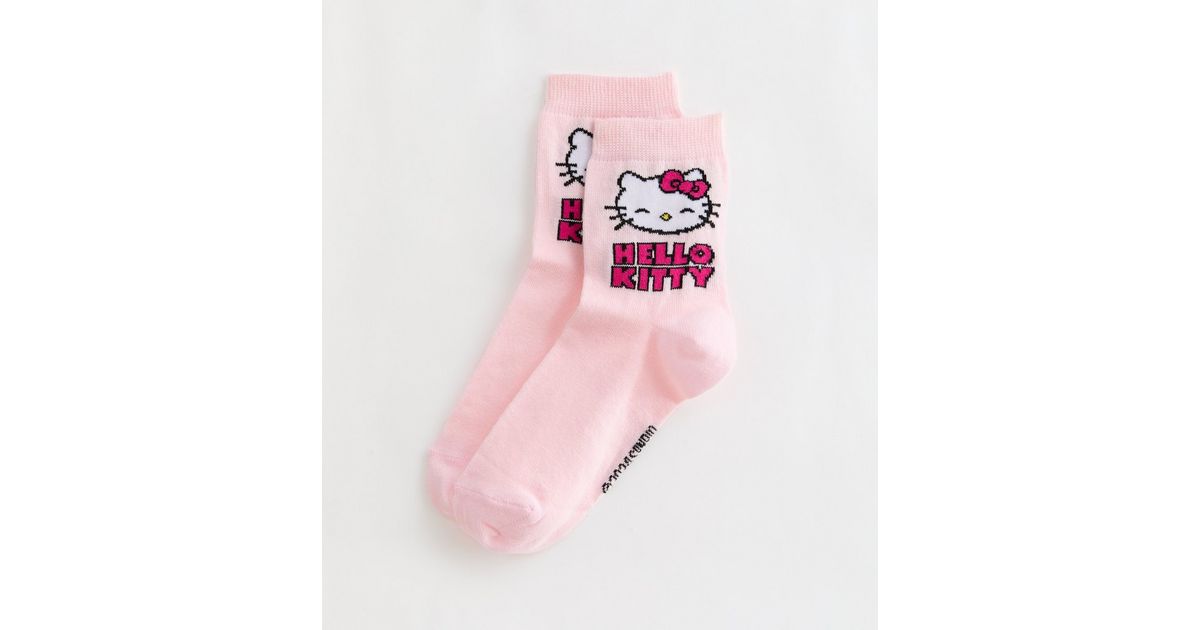 Pale Pink Hello Kitty Socks | New Look