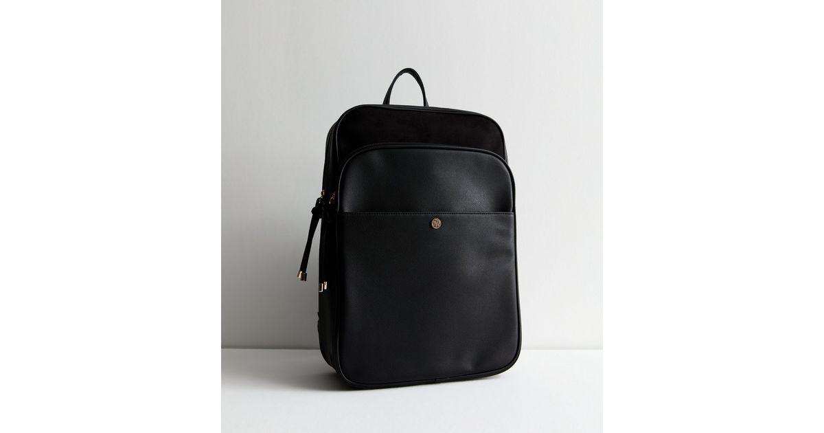Black Laptop Backpack | New Look