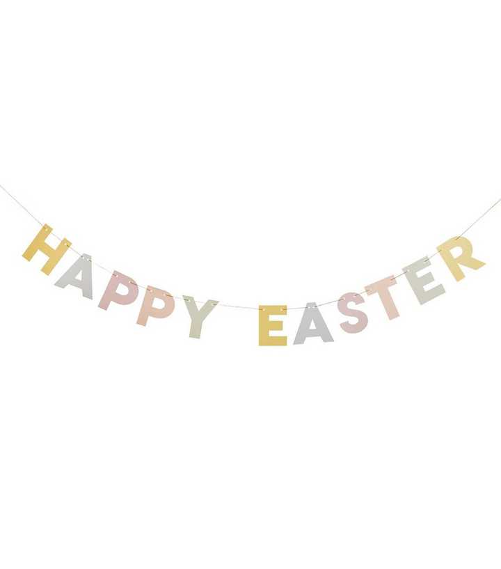 Easter Banner Happy Easter Banner, Easter Bunting Banner, Easter Party