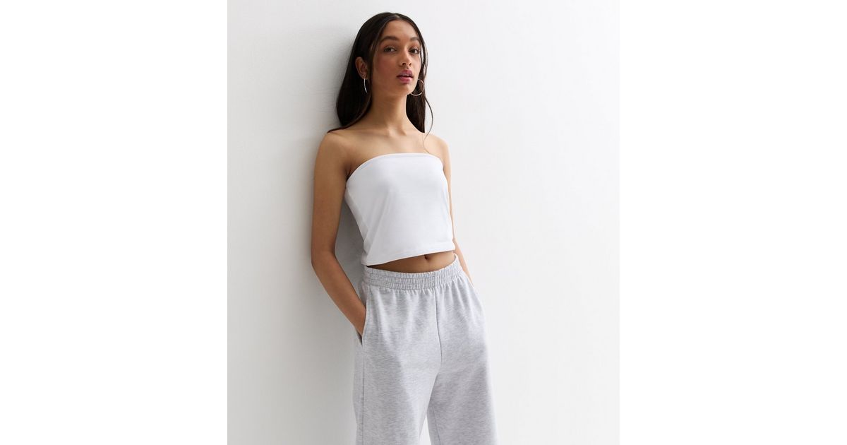 Girls White Bandeau Top | New Look