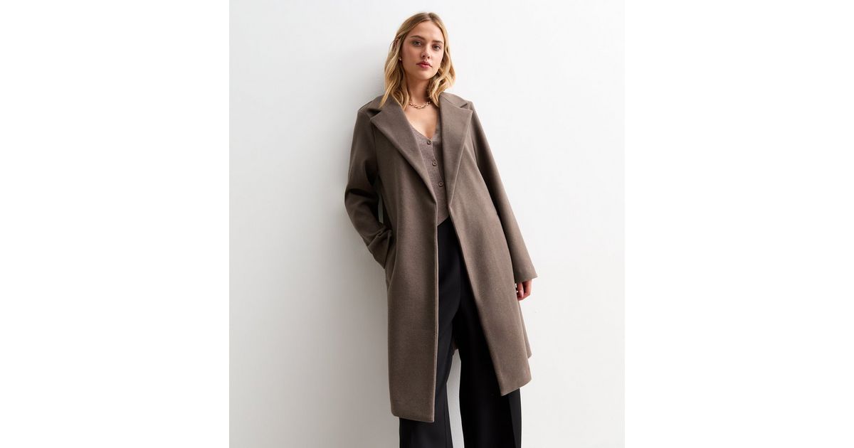 Mink Unlined Tailored Coat | New Look