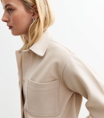 Tall Stone Long Shacket | New Look