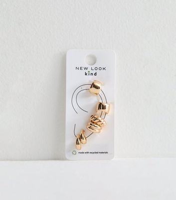 6 Pack of Chunky Ear Cuffs and Earrings | New Look