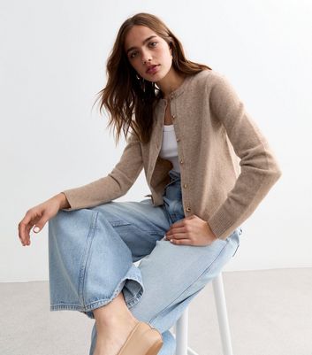 Light Brown Soft Knit Cardigan | New Look