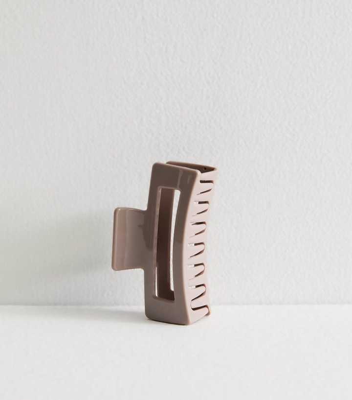 Camel Large Matte Hair Claw Clip | New Look