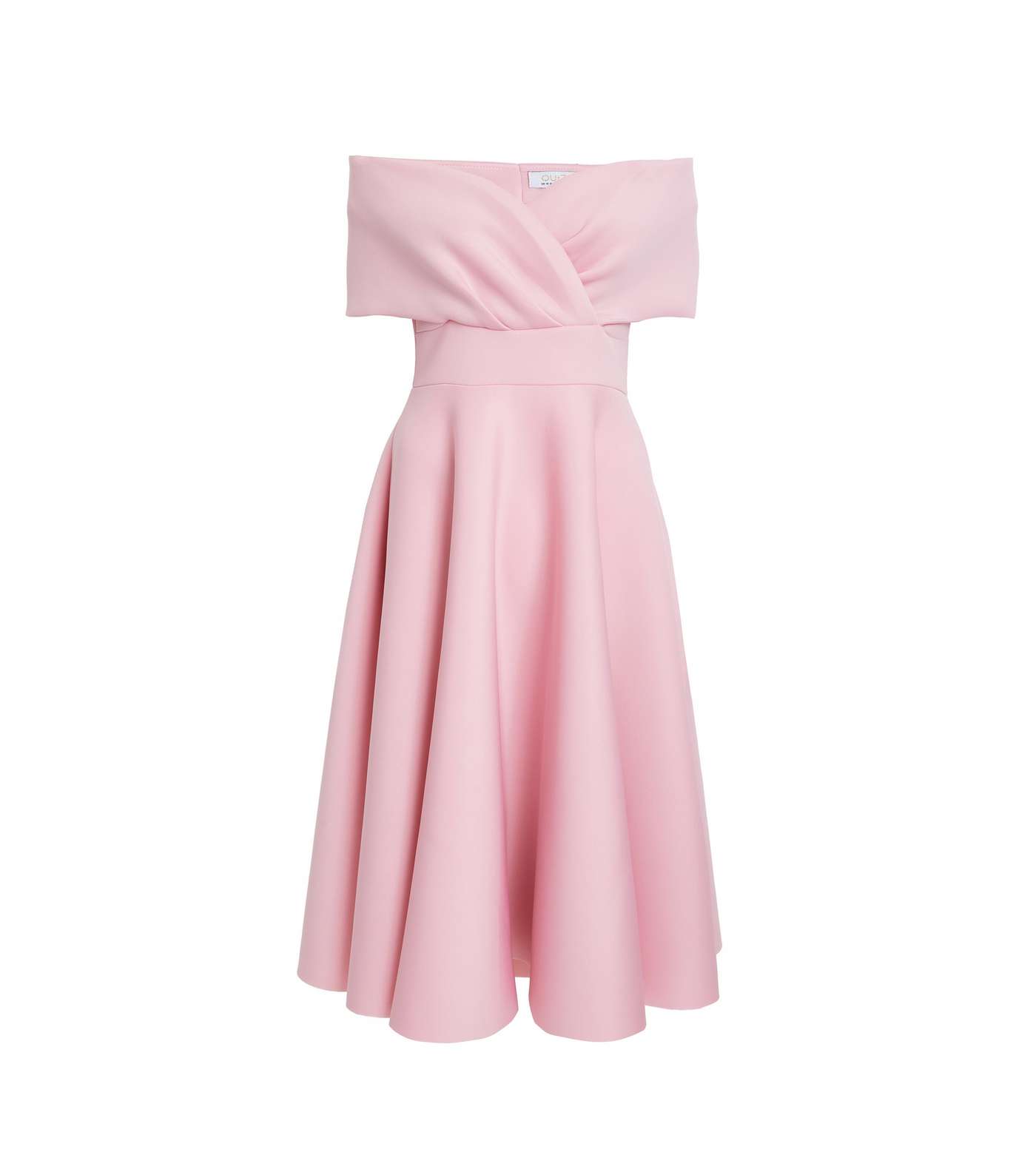 Quiz Pink Bardot Midi Dress New Look