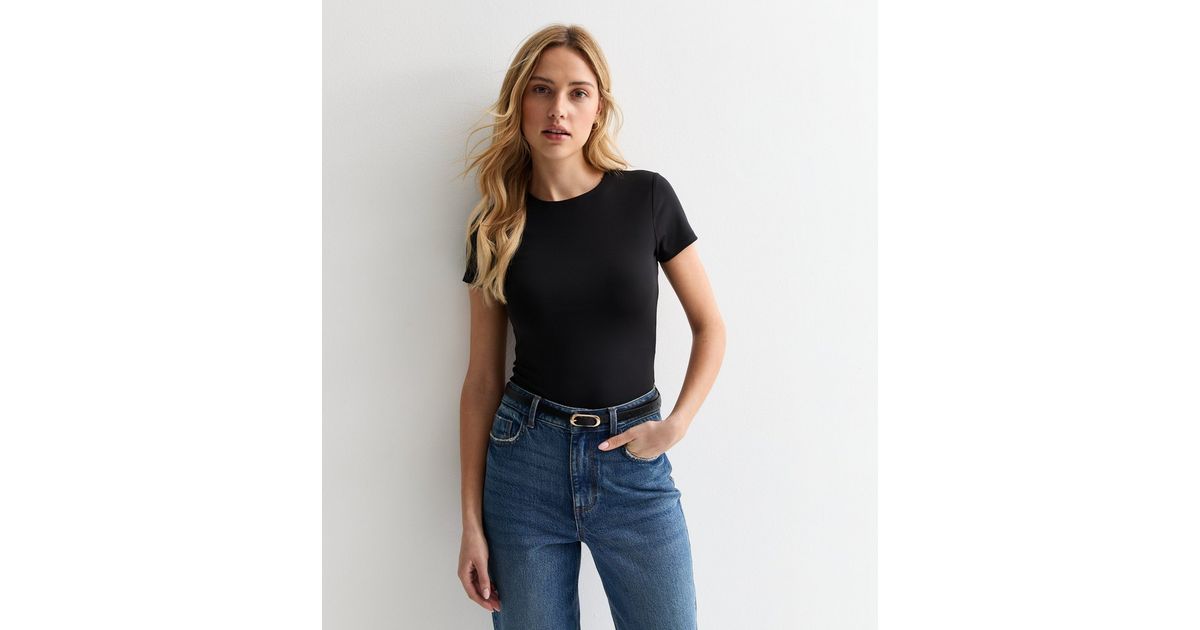 Black Crew Neck Bodysuit | New Look