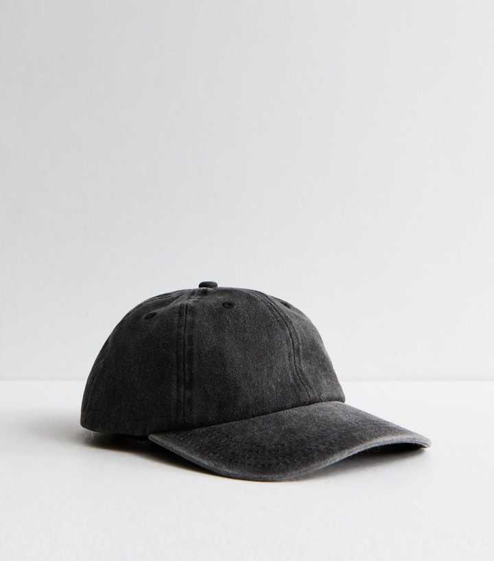 Grey Washed Cotton Cap | New Look
