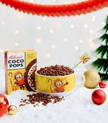 Yellow Coco Pops Mug And Cereal Box Set | New Look