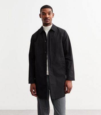 Black Regular Car Coat | New Look