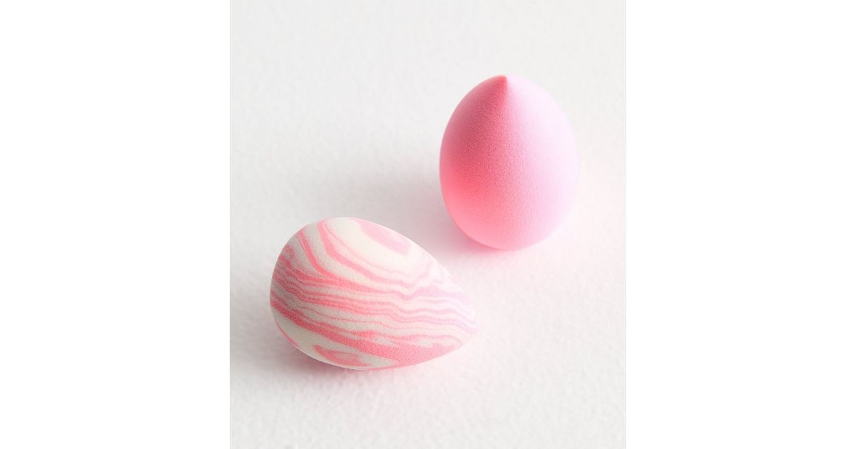 2 Pack of Pink Swirl Beauty Sponges | New Look