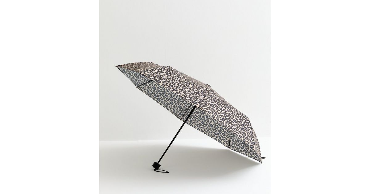 Leopard Print Umbrella | New Look