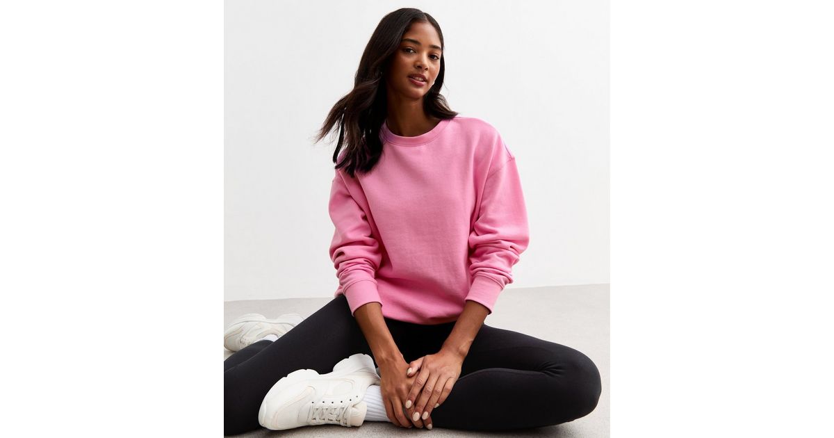 Pink Crew Neck Sweatshirt | New Look