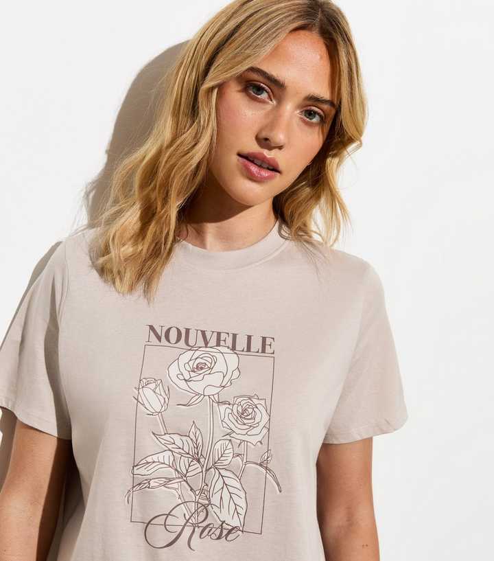 Rose Shirt Another Cotton Lab OFFLINE SCRIBBLE T Shirt Print