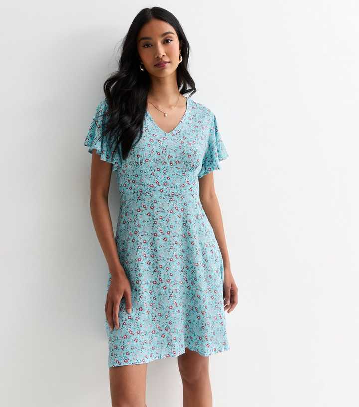 Sunshine Soul Blue Floral Dress | New Look