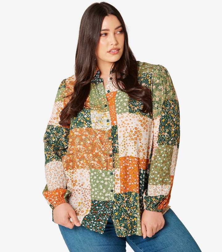 Patchwork Shirt Kiplyki Discount Plus Size Womens Shirt New Vertical