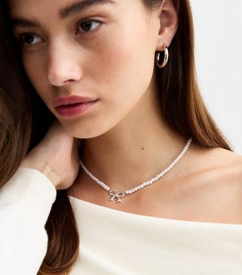 Artificial pearl necklace store