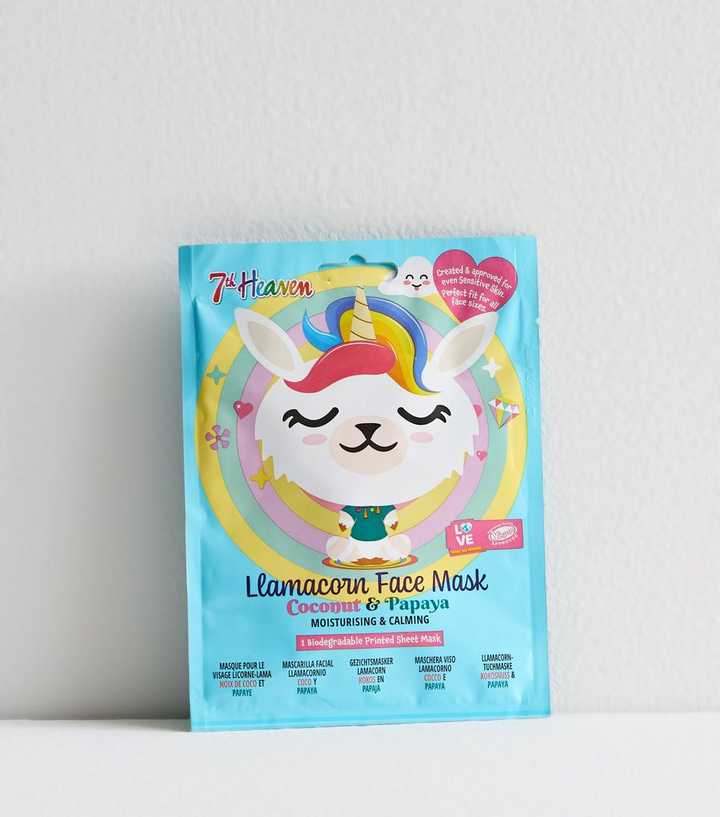 7th Heaven Llamacorn Face Mask | New Look