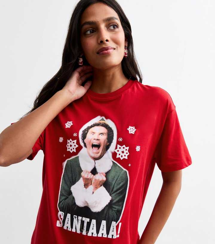 Elf Shirt Organic Cotton Kids T Shirt Eco Holiday With Mini Santa's