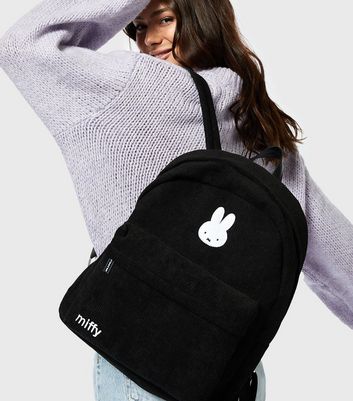Skinnydip X Miffy Black Backpack | New Look