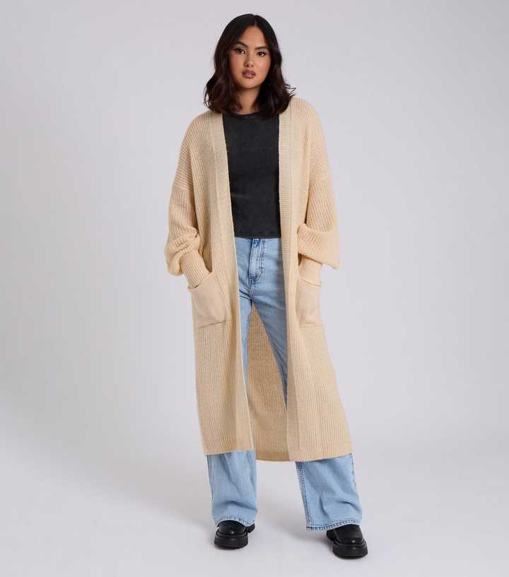 Urban Bliss Stone Longline Cardigan | New Look
