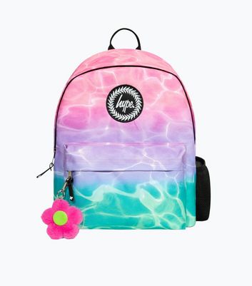 HYPE Pastel Pool Print Iconic Backpack New Look