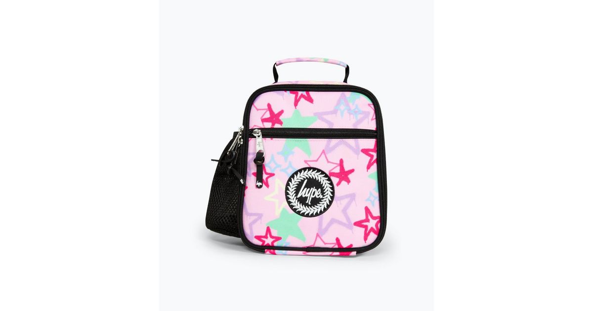 HYPE Pink Star Print Lunch Box | New Look