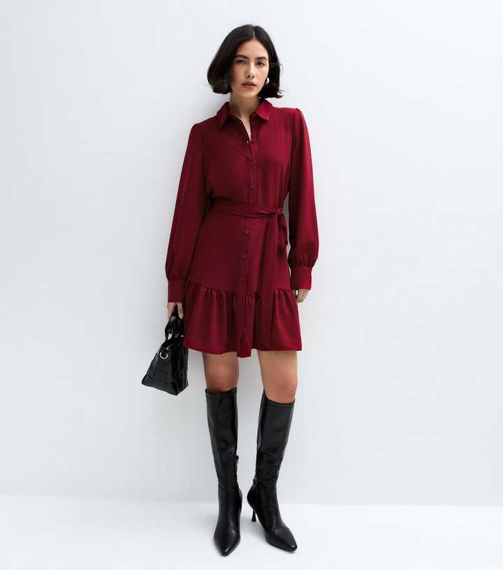 Red Shirt Dress Red Shirt Dress | Upgrade Your Wardrobe | ZALANDO