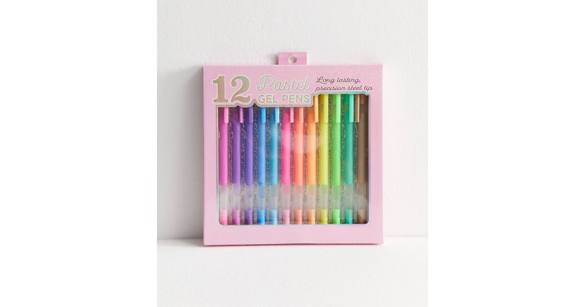12 Pack Multicolour Mini Highlighter Pens | New Look