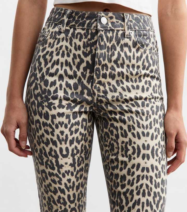 Leopard Print Jeans For Women Leopard Print Denim Jeans – Little