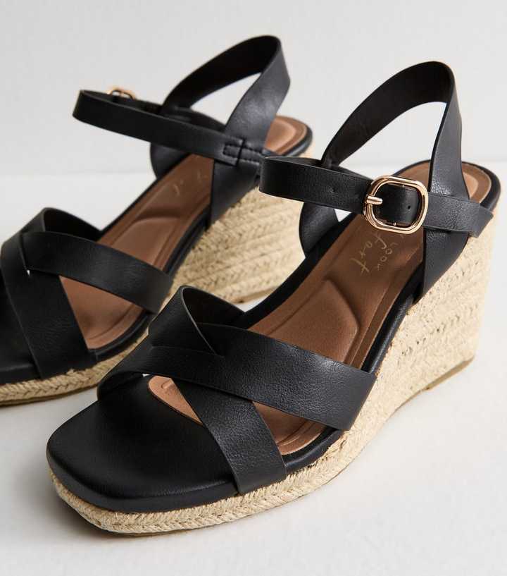 Extra Wide Wedge Sandals Simply Be Extra Wide Fit Espadrille Wedges In