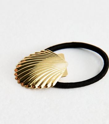 Black Shell Charm Hair Band
