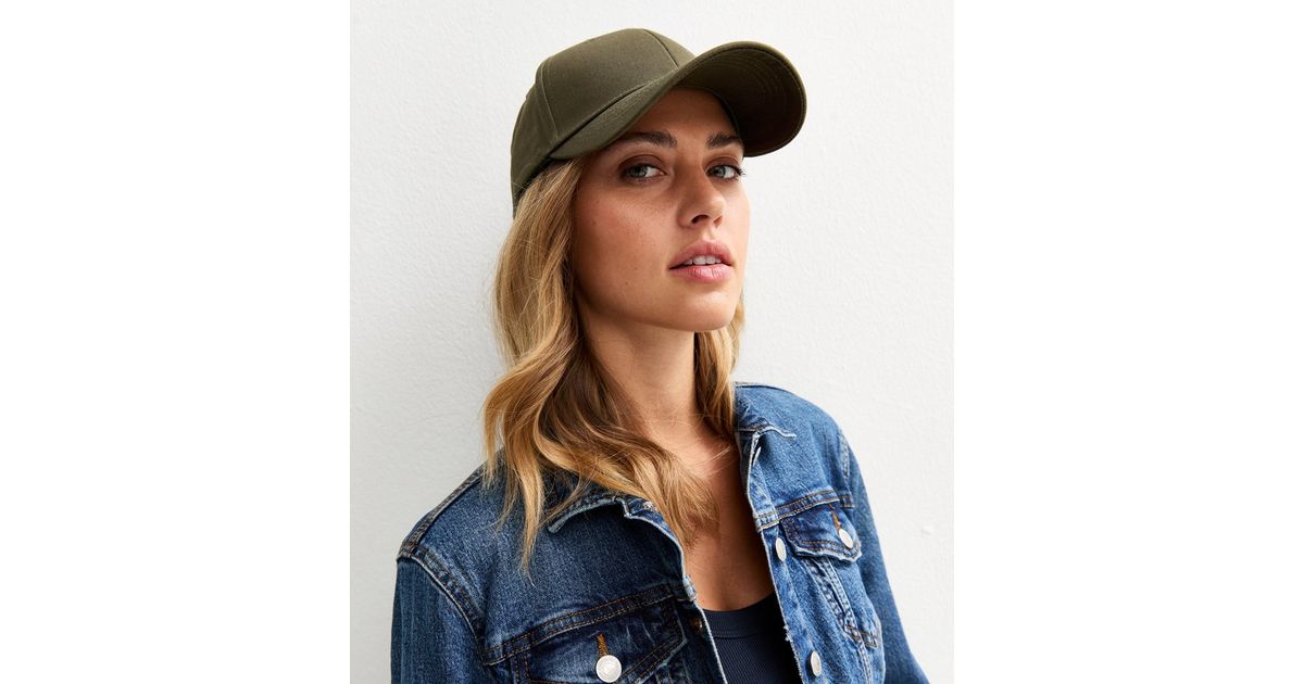 Dark Khaki Baseball Cap | New Look