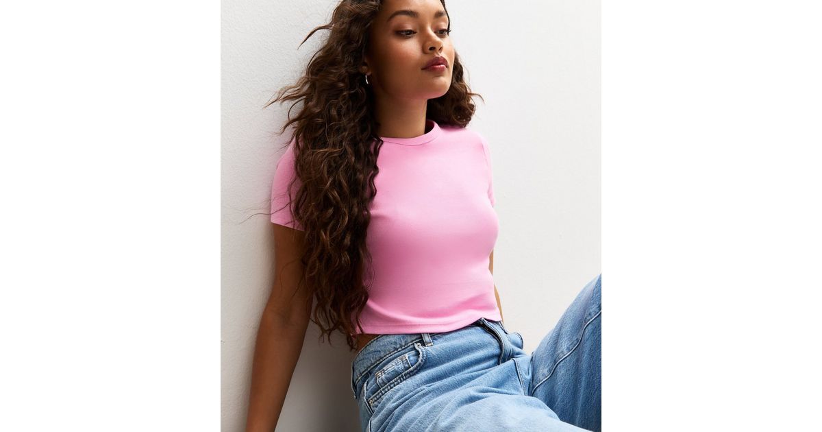 Petite Pink Baby Tee T-Shirt | New Look