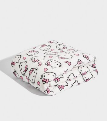 Skinnydip White Hello Kitty Blanket | New Look