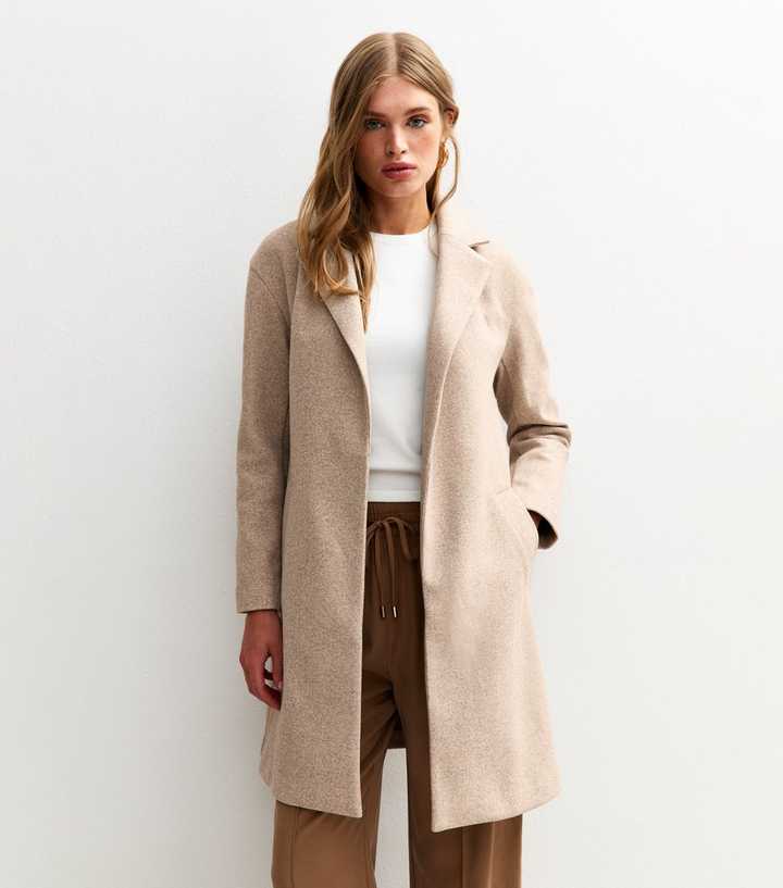 Mink Unlined Tailored Coat | New Look