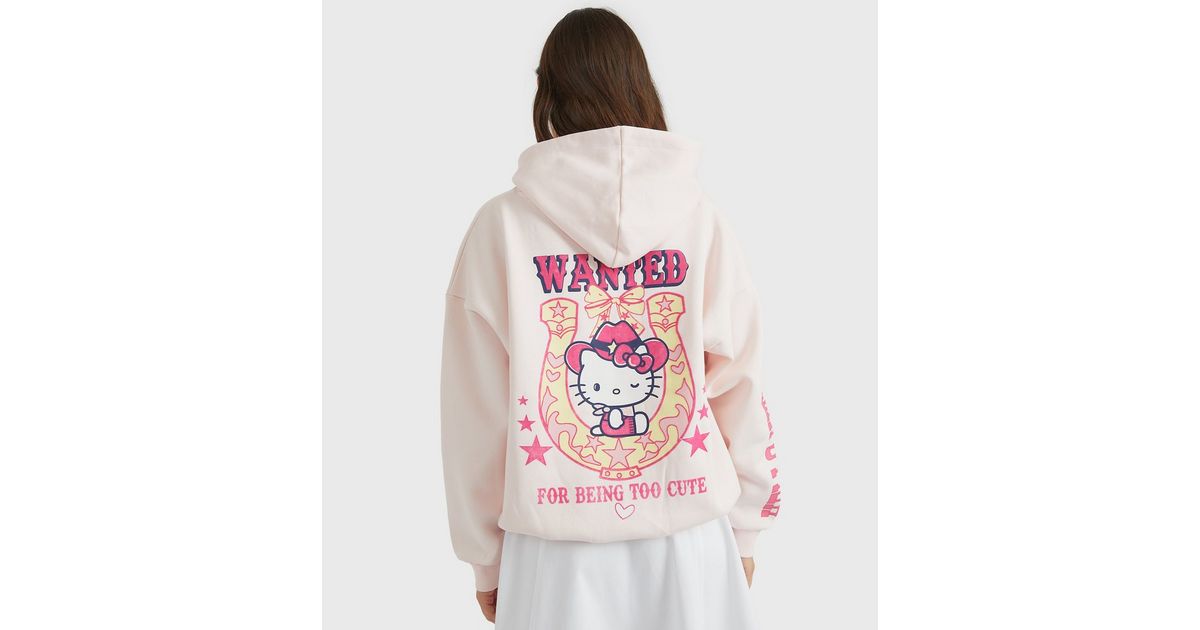 Skinnydip White Hello Kitty Wanted Hoodie | New Look