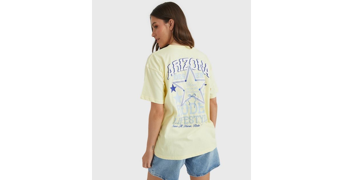 Skinnydip Yellow Rodeo Lifestyle T-Shirt | New Look